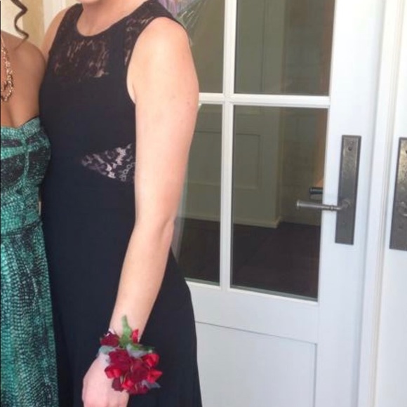 Ivanka Trump | Dresses | Black Lace Sleeveless Ivanka Trump Prom Dress ...